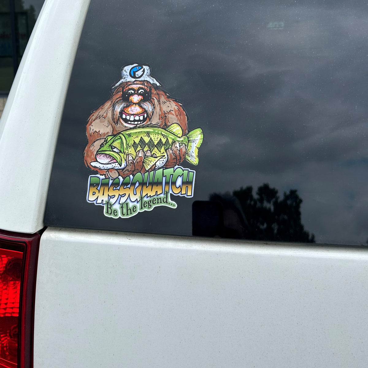 Bassquatch-Be the legend Decal ... – Fishing Complete Inc