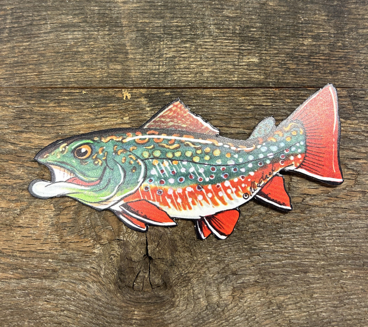 Brook Trout Decal by Scales and Tales – Fishing Complete Inc